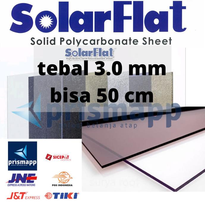 Jual Solarflat 3.0 Mm, Atap Solid Solartuff, Solar Flat Harga Per 50 Cm ...