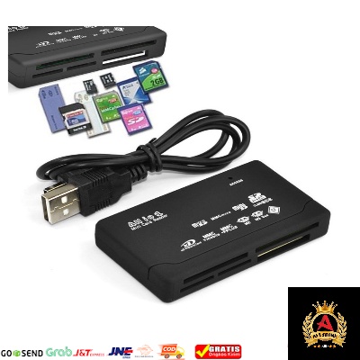 Jual CARD READER Hi SPEED 6 SLOT ALL IN 1 MICRI SD , USB / CARD READER ...