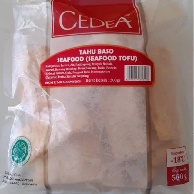Jual CEDEA Tahu Baso Seafood (Seafood Tofu) 500g | Shopee Indonesia