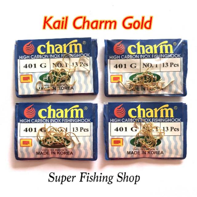 Jual Kail Charm Gold (ukuran besar) | Shopee Indonesia