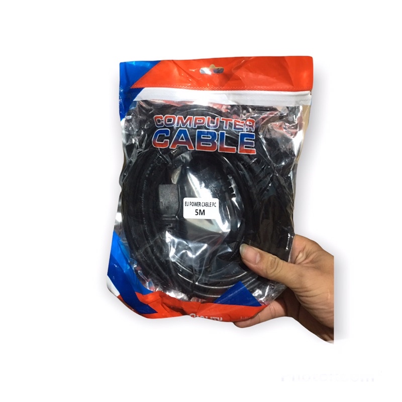 Jual KABEL POWER PC 5M / KABEL POWER CPU 5 METER / KABEL POWER COLOKAN ...