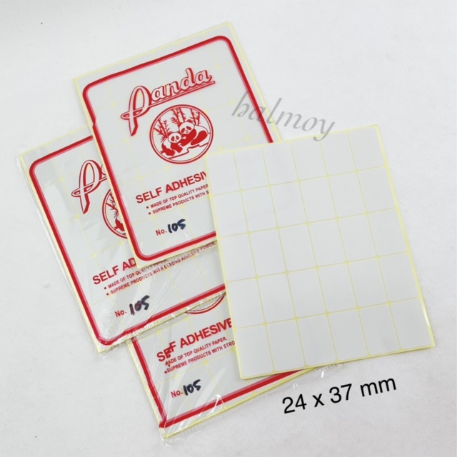 Jual STICKER LABEL / NAMA NO. 105 24 X 37 MM ( 7 LEMBAR ) | Shopee ...