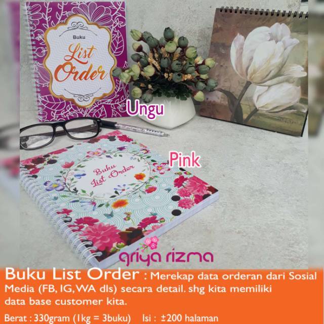 Jual Buku List Order | Shopee Indonesia