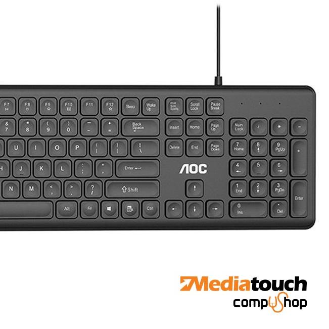Jual AOC KB100 - Keyboard Murah, Chocolate Keycap, Ultra Slim Design ...