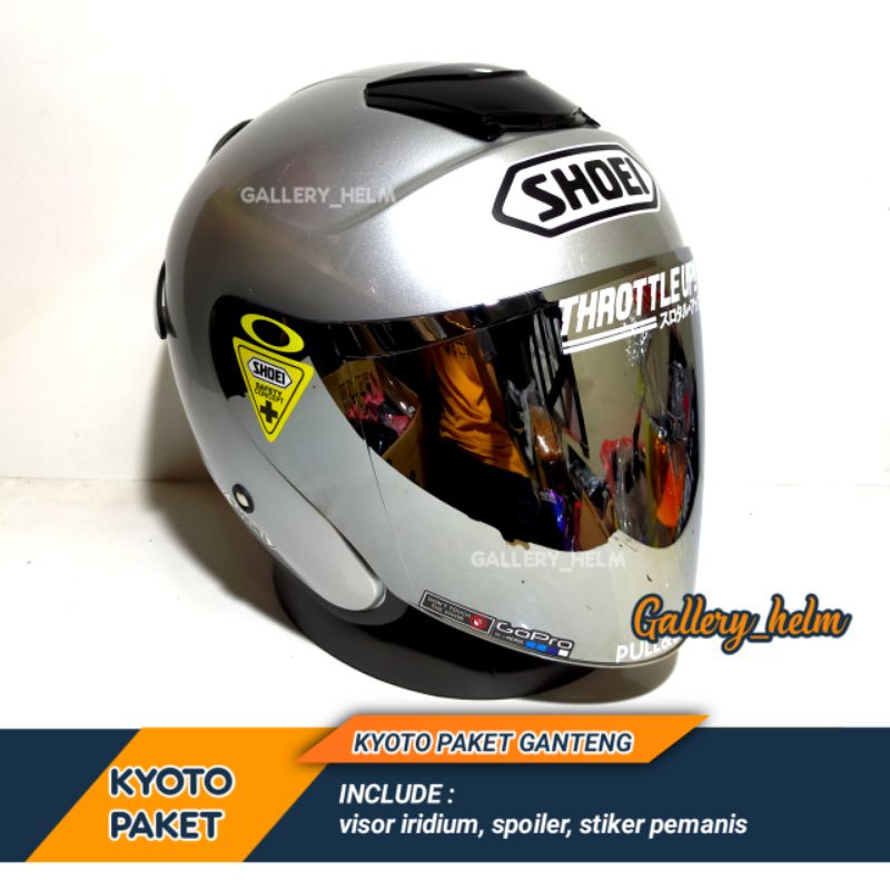 Jual HELM DYR OSAKA SILVER GLOSSY | MERK DYR | CUSTOM SHOEI | Shopee ...