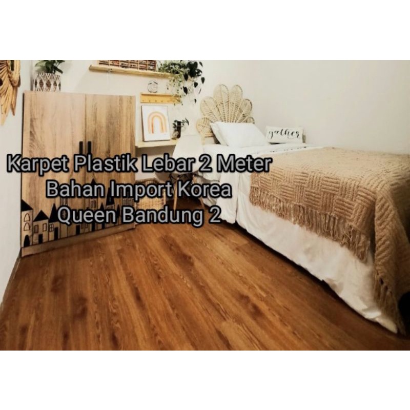 Jual Karpet Plastik Lebar 2 Meter Bahan Import Korea | Shopee Indonesia