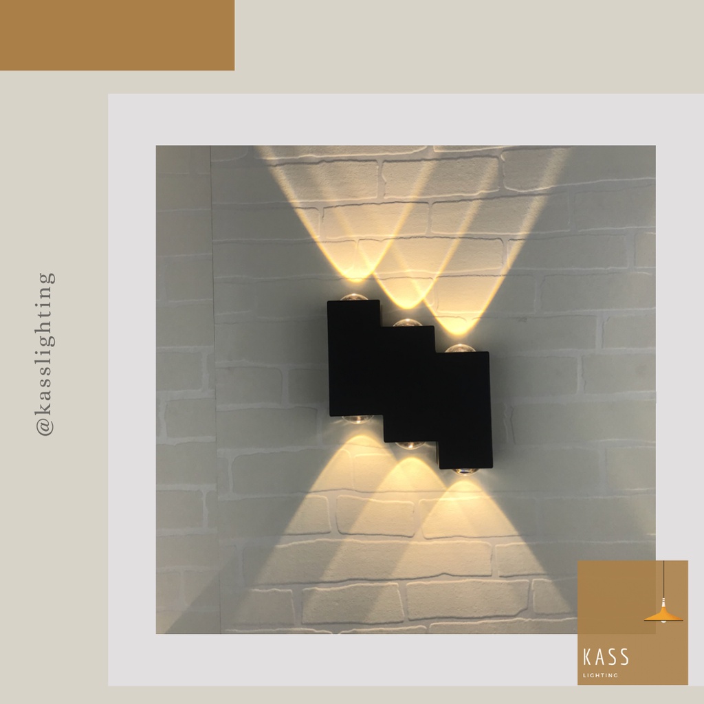 Jual Lampu dinding Outdoor Indoor Minimalist 3in1 A102 Kass Lighting ...