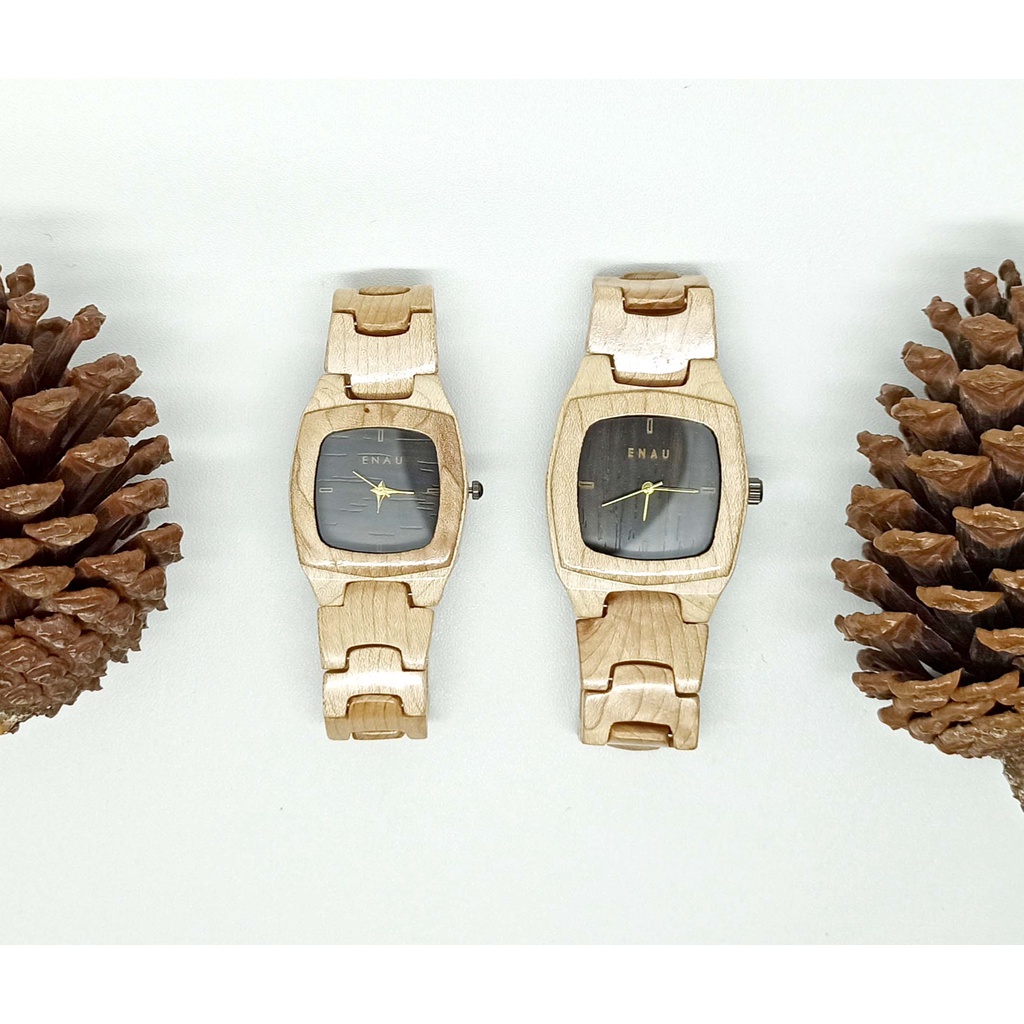 Jual Custom Couple Edition - Jam Tangan Kayu Couple Pria/Wanita/Unisex ...