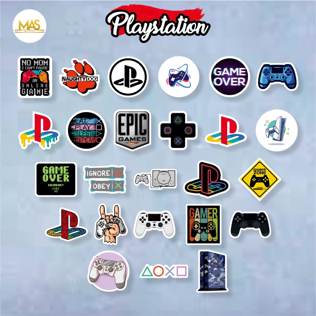 Jual Playstation Stiker Pack ( scrapbook, coverbook, tumblr, laptop dll ...