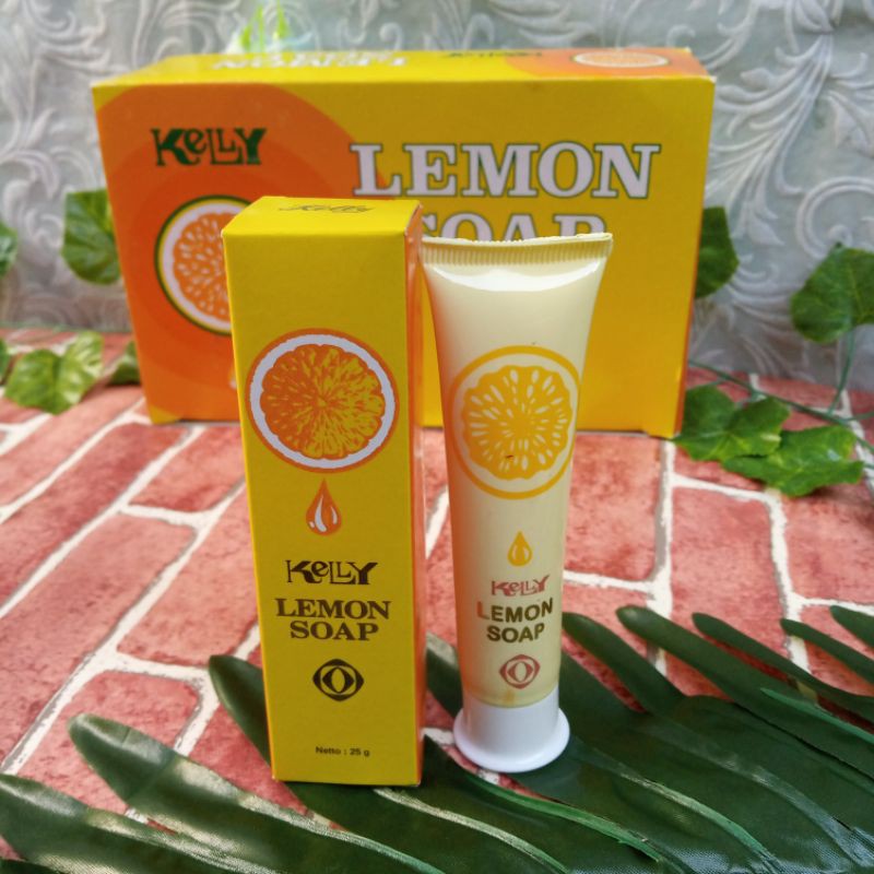 Jual kelly lemon soap /kelly scrub/sabun muka/sabun wajah kelly ...