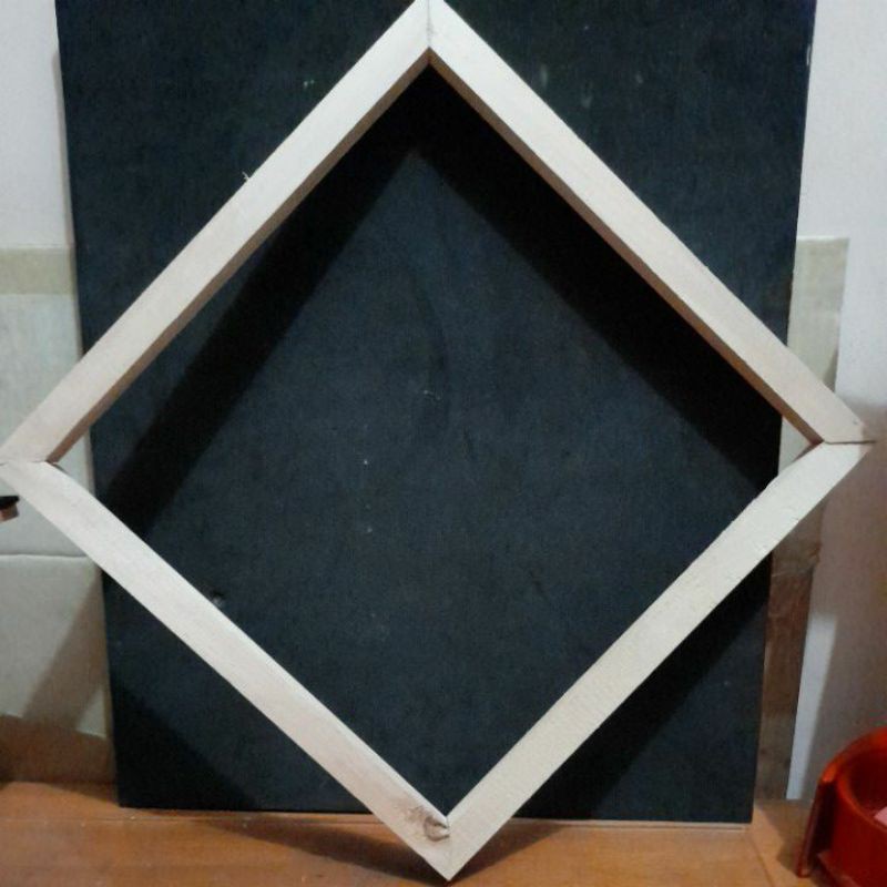 Jual Spanram Kayu 30x30x2cm / Frame Kotak Rangka saja | Shopee Indonesia