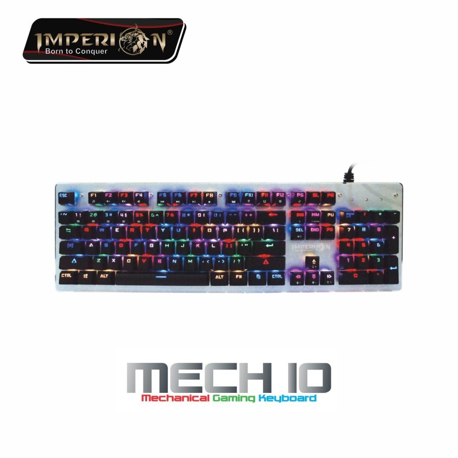 Jual Keyboard Gaming Imperion Trooper 10 Mechanical | Shopee Indonesia