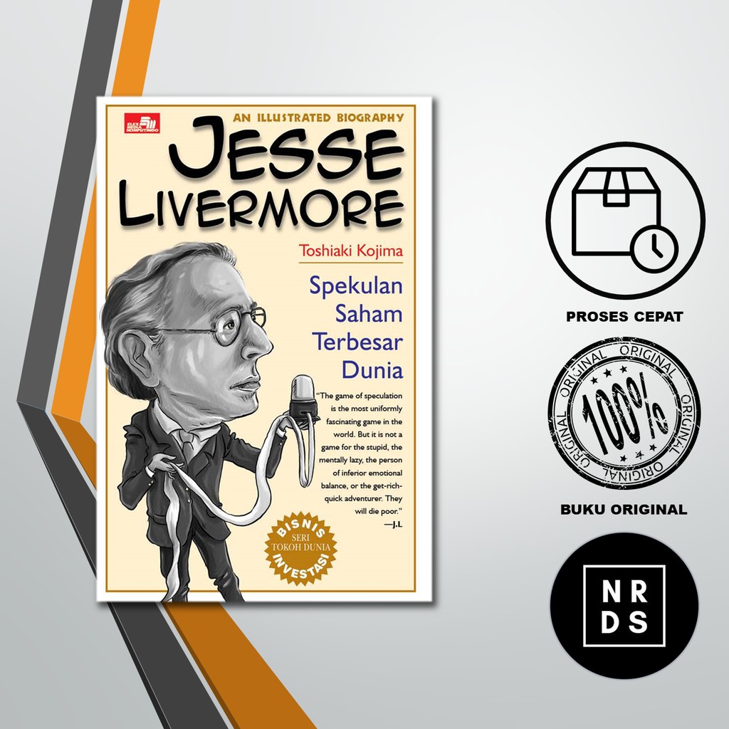 Jual An Illustrated Biography: Jesse Livermore Toshiaki Kojima | Shopee Indonesia