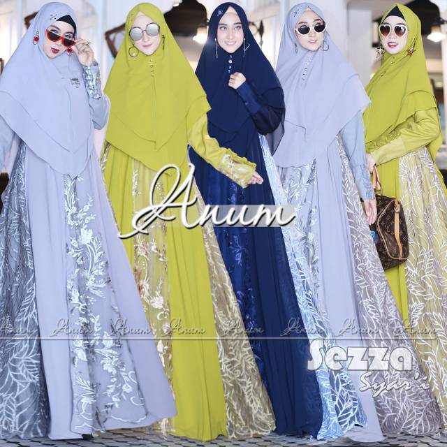 Jual sezza syar'i material armany creap. | Shopee Indonesia
