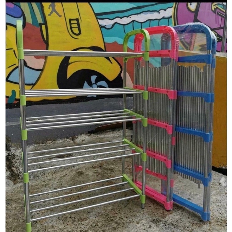 Jual Rak Sendal Sepatu Besi Payung VANSTAR 5 Susun | Shopee Indonesia