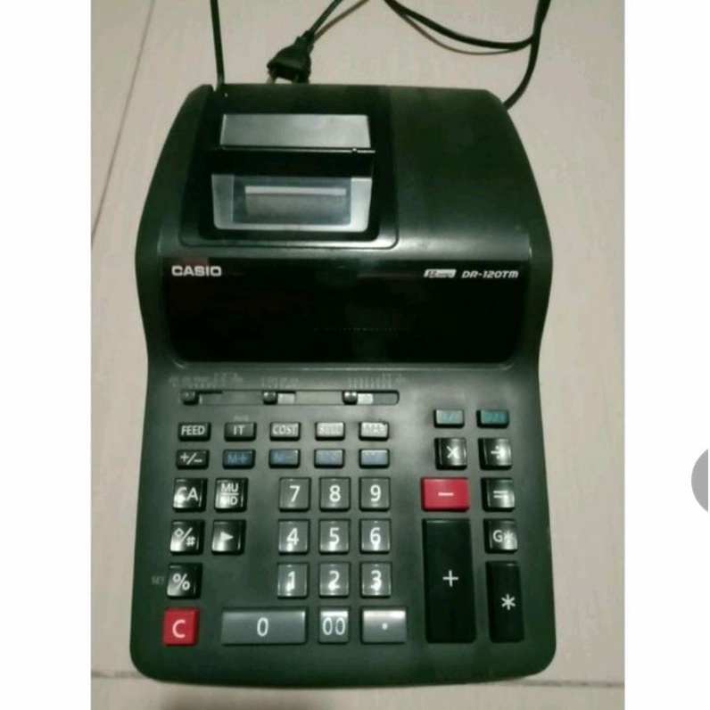 Jual kalkulator casio DR-120TM 12 digit | Shopee Indonesia
