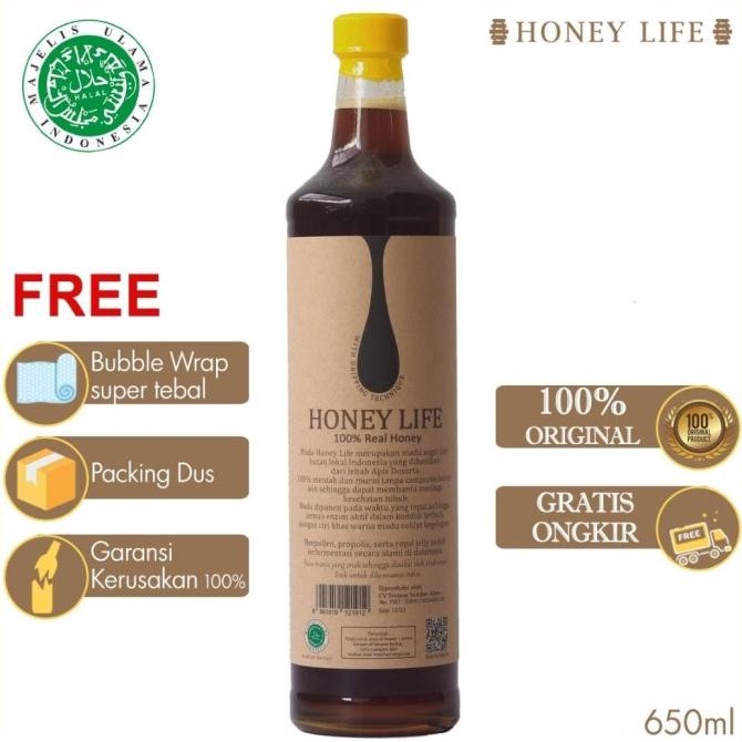 Jual madu hutan honey life 650 ml | Minuman | Shopee Indonesia