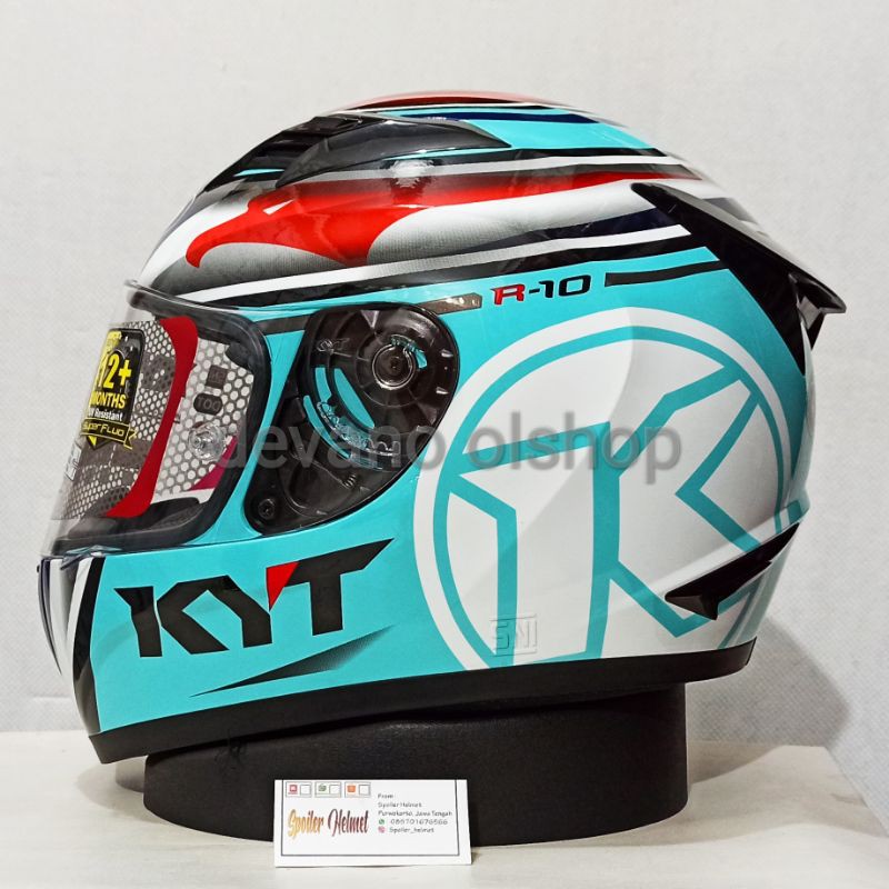 Jual kyt R10 - helm kyt r10 original motif aquamarine dan solid ... Jual kyt R10 - helm kyt r10 original motif aquamarine dan solid ...