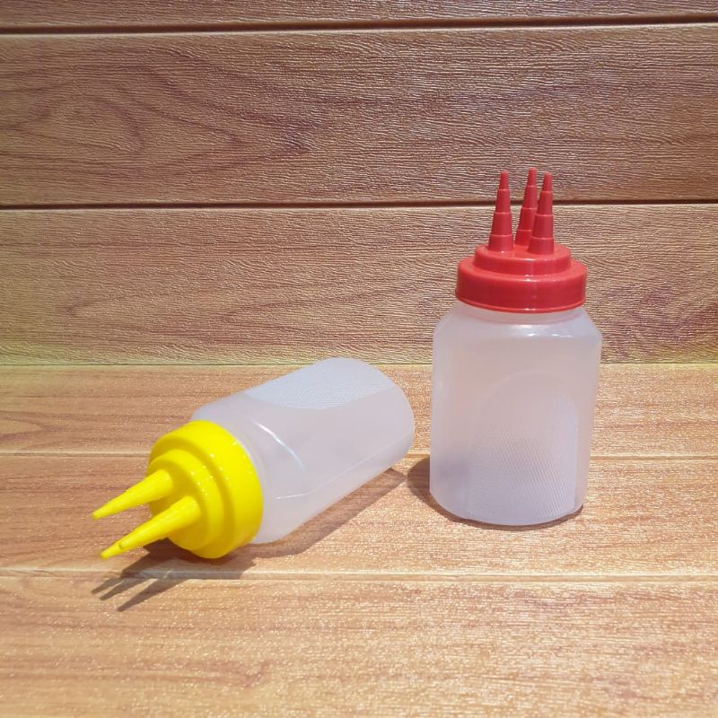 Jual [ TAKUMA ] Botol Mayonaise 350ml / Botol 3 lubang / Botol ...