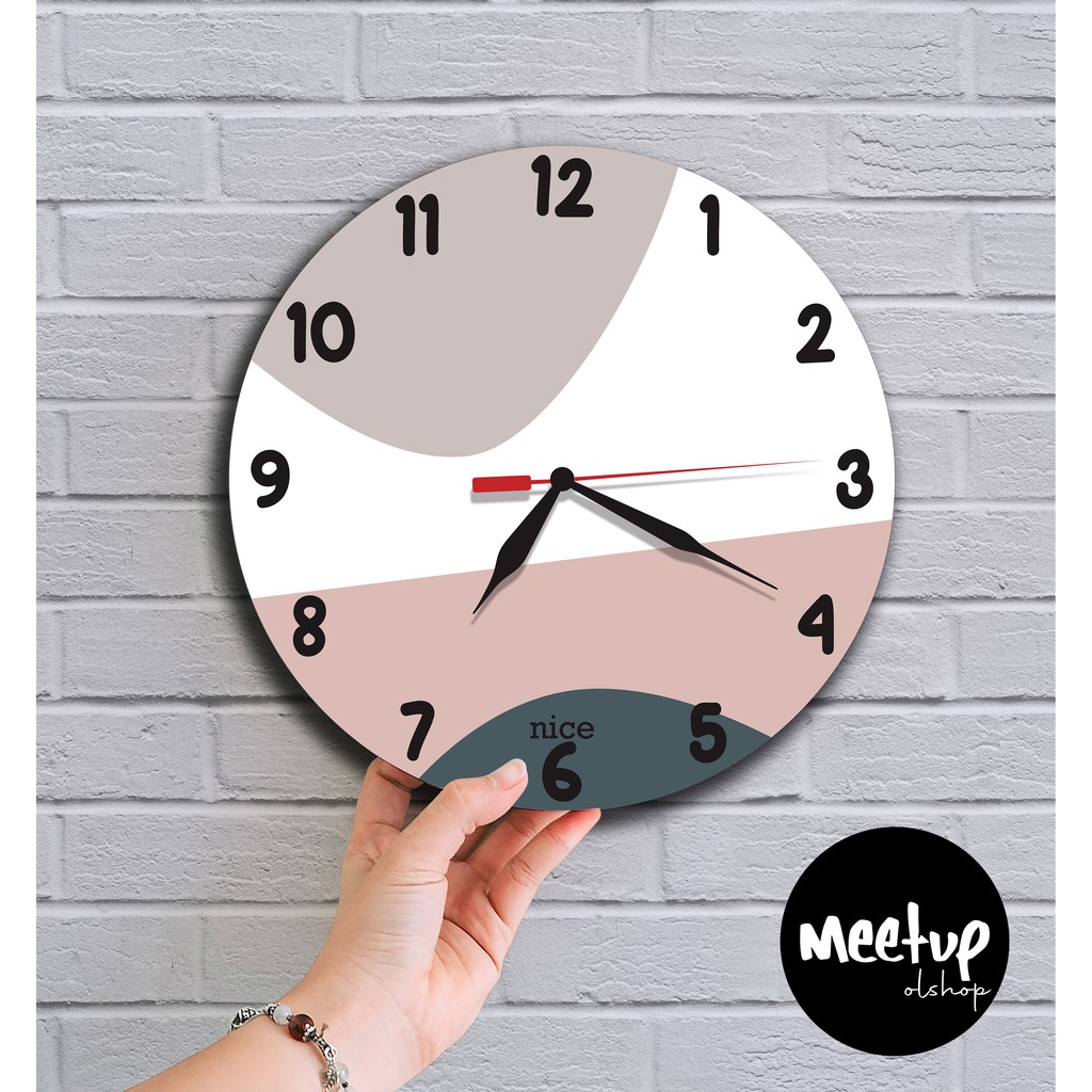 Jual JAM DINDING MODERN STYLEScandinavian Modern Art Mid Century Modern ...