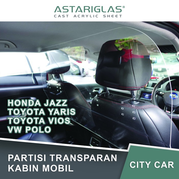 Jual Acrylic Partisi Mobil City Car ASTARIGLASS - Akrilik Sekat Kabin ...