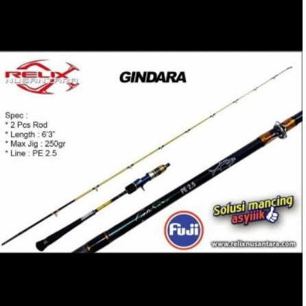 Jual Rod OH RELIX NUSANTARA GINDARA LIGHT JIGGING 6'3 / 190cm (Line ...