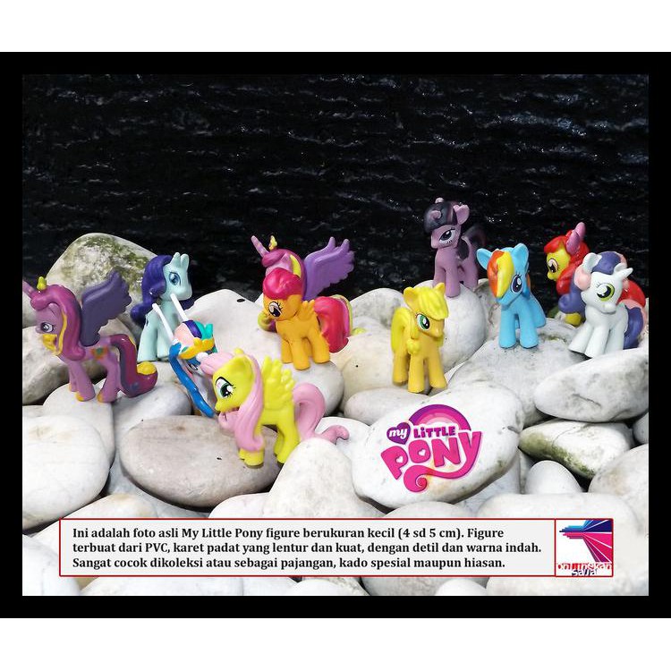 Jual My Little Pony Figure Minifigure, Miniatur Pajangan Kuda Poni ...