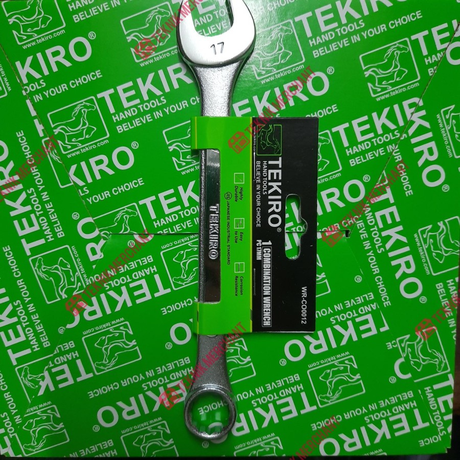 Jual TEKIRO KUNCI RING PAS 17 MM banci kombinasi combination wrench 17mm | Shopee Indonesia