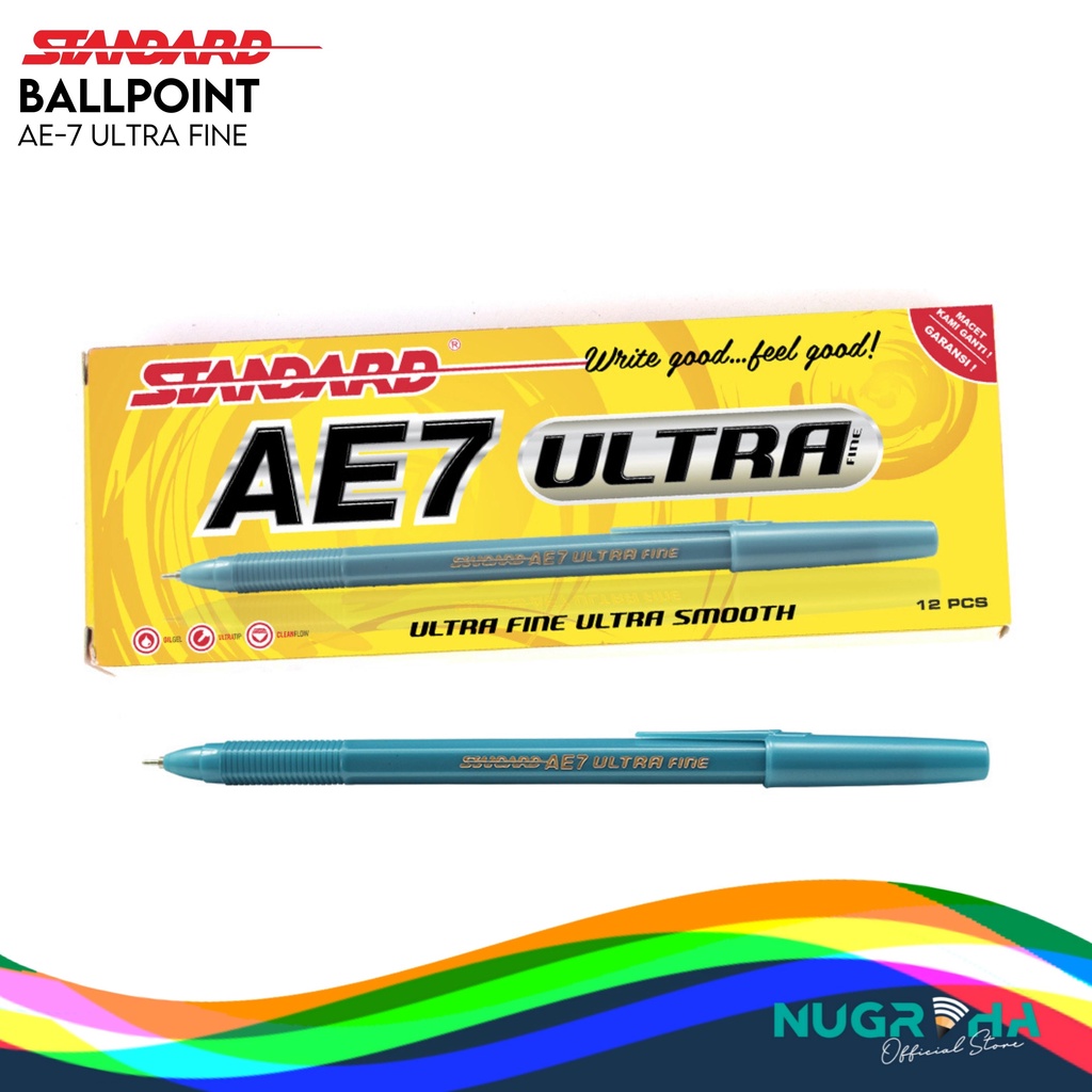 Jual BALLPOINT / PULPEN / PENA STANDARD AE7 ULTRA | Shopee Indonesia