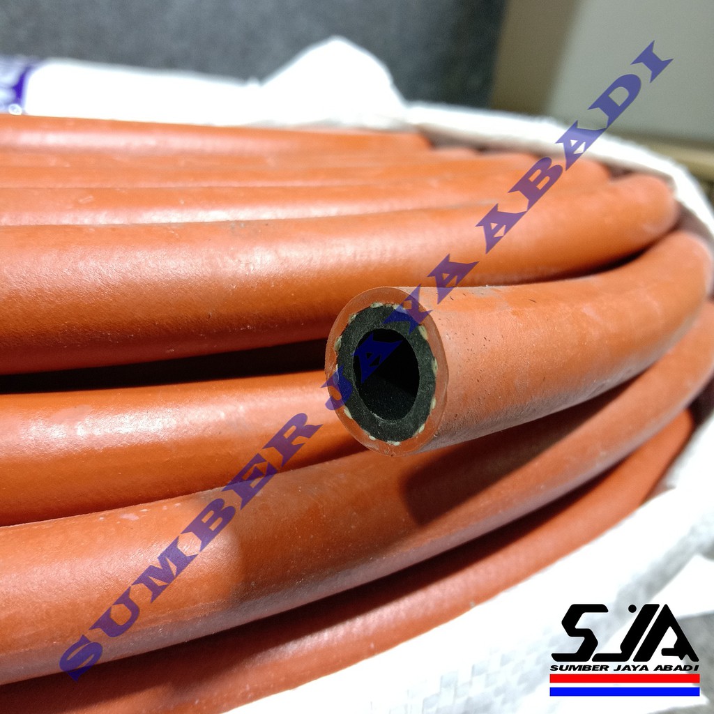 Jual SELANG LAS SINGLE LPG MERAH 3/8" NCR | Shopee Indonesia