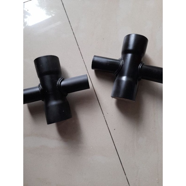 Jual tee plus 1 1/2 × 1 tee cross 1 1/2 inchi ke 1 inchi | Shopee Indonesia