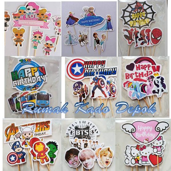 Jual Cake Topper kertas | Shopee Indonesia