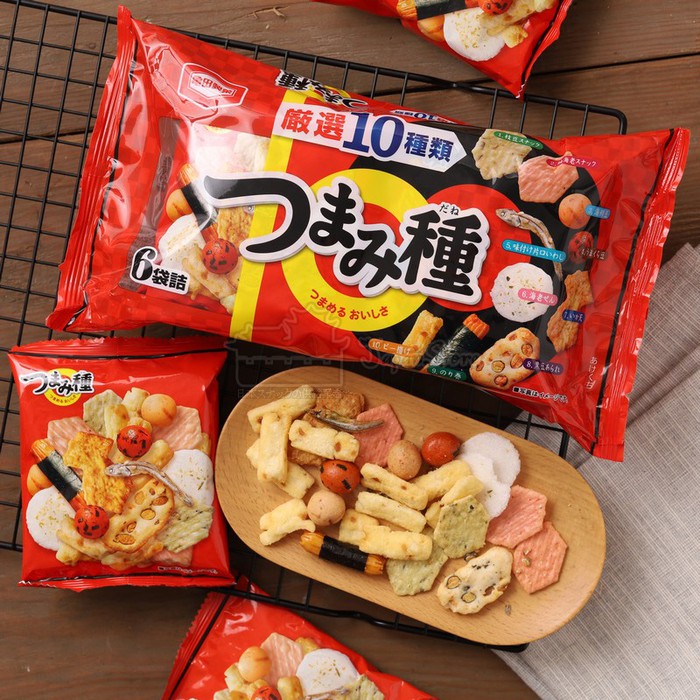 Jual Kameda Tsumamidane [20 Gram x 6 Mini Pack] | Shopee Indonesia