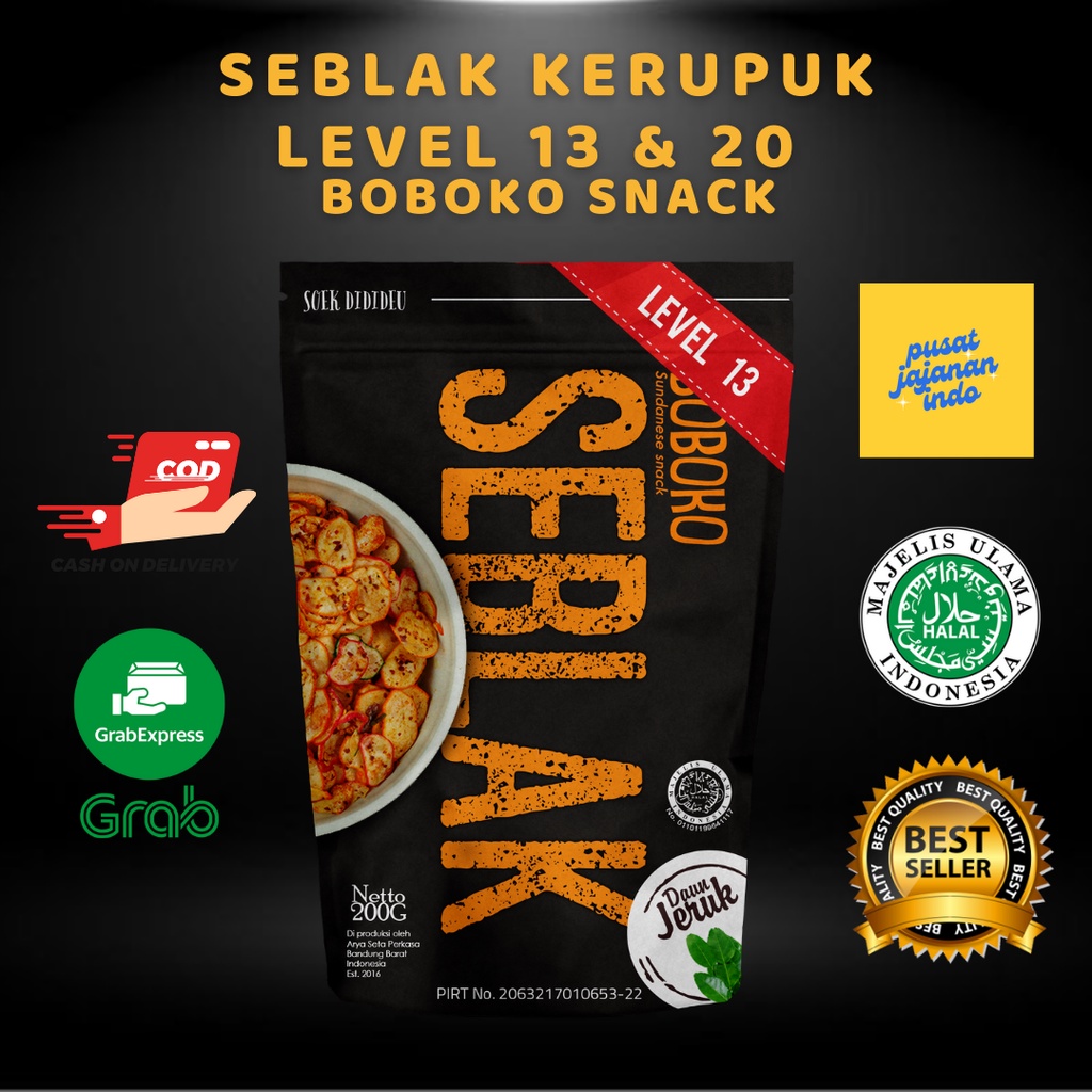 Jual Seblak Kering/Kerupuk Bantat/Sebring/Seblak Cikruh/Seblak Bantet ...