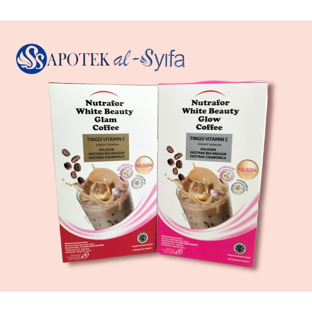 Jual Nutrafor White Beauty Glow Coffee Kolagen | Shopee Indonesia