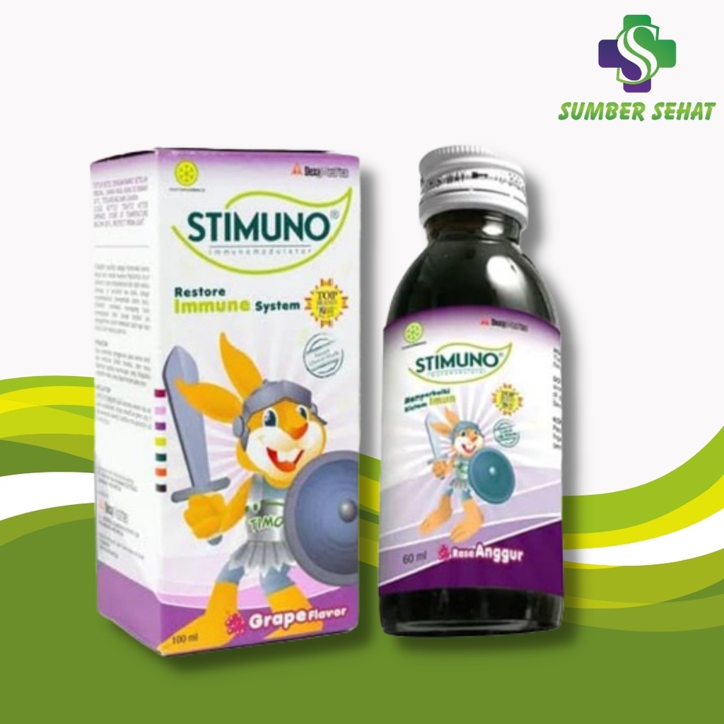 Jual STIMUNO SIRUP GRAPE 100 ML | Shopee Indonesia