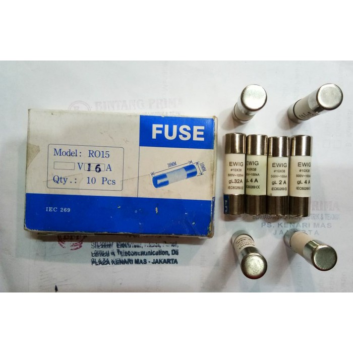 Jual Fuse Link uk. 10x38 2A-32A made in China | Shopee Indonesia