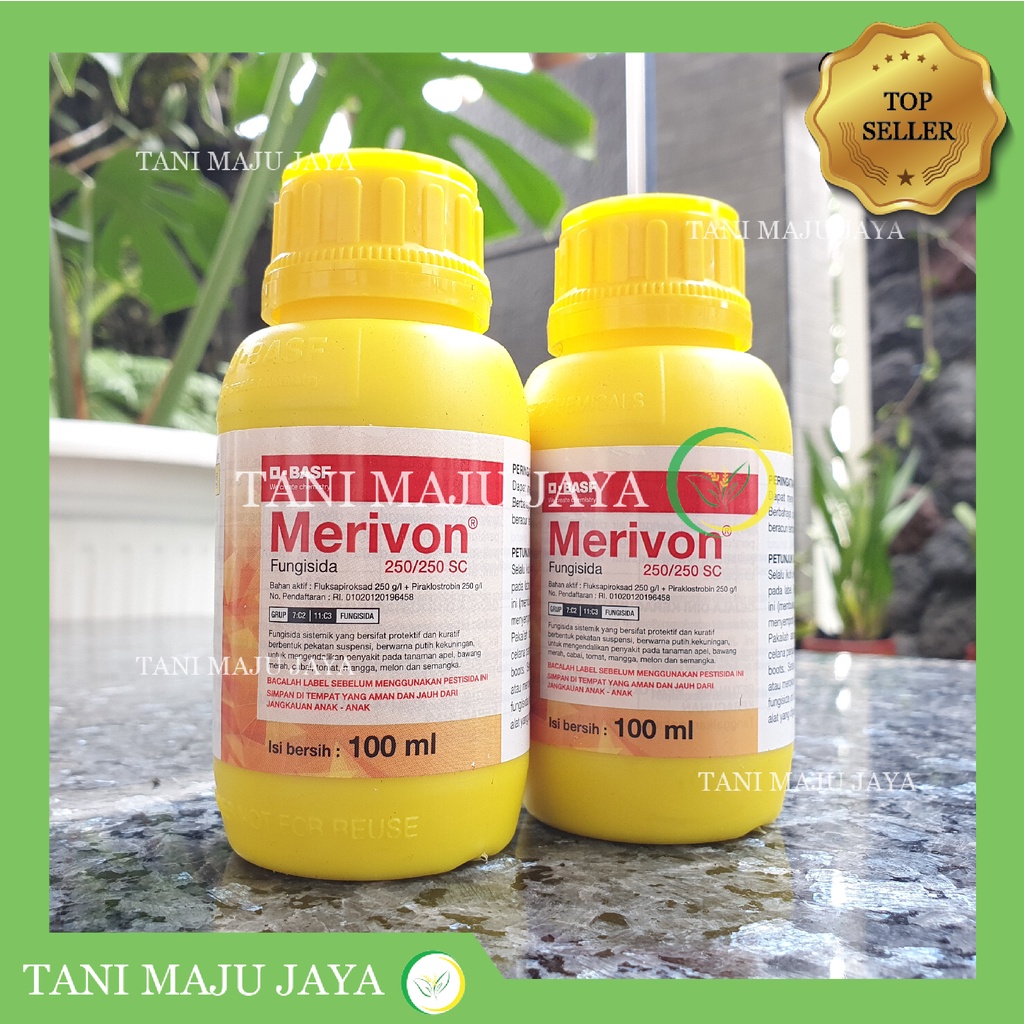 Jual Fungisida Merivon 250SC 100 ml Obat Jamur Kering Daun Tanaman ...