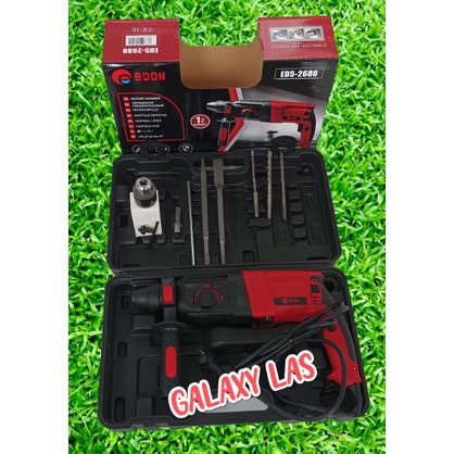 Jual MESIN BOBOK TEMBOK BETON MESIN BOR HAMMER ROTARY HAMMER EDON ED5-2680 | Shopee Indonesia