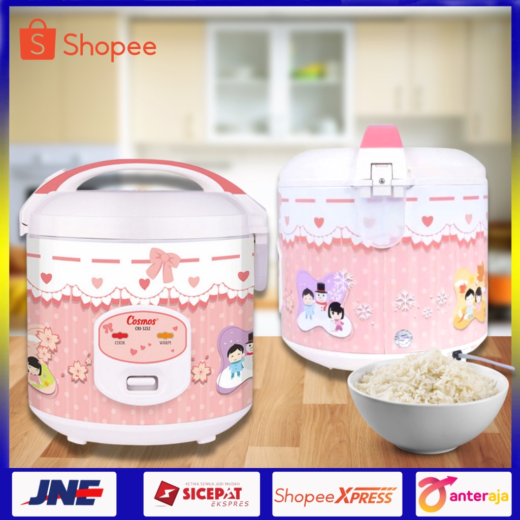 Jual Cosmos Rice Cooker CRJ-3232 / Magic Com Cosmos CRJ-3232 (2 Liter ...