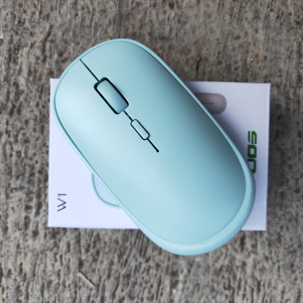 Jual Mouse Wireless Optical Mouse Warna Macaron Dengan Desain Minimalis ...