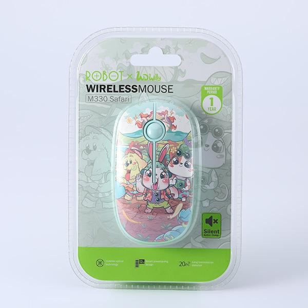 Jual Robot M330 Mouse Wireless Silent safari karakter | Shopee Indonesia