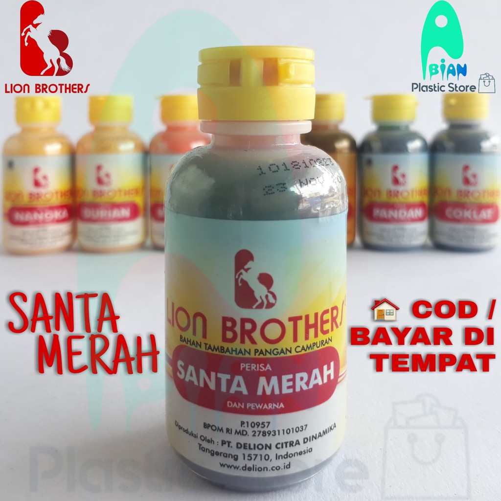 Jual GROSIR PASTA PERISA & PEWARNA MAKANAN LION BROTHER VARIAN RASA ...