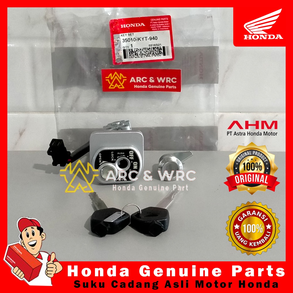 Jual Kunci kontak / Key Set Honda Scoopy Karbu // 35010KYT940 | Shopee ...