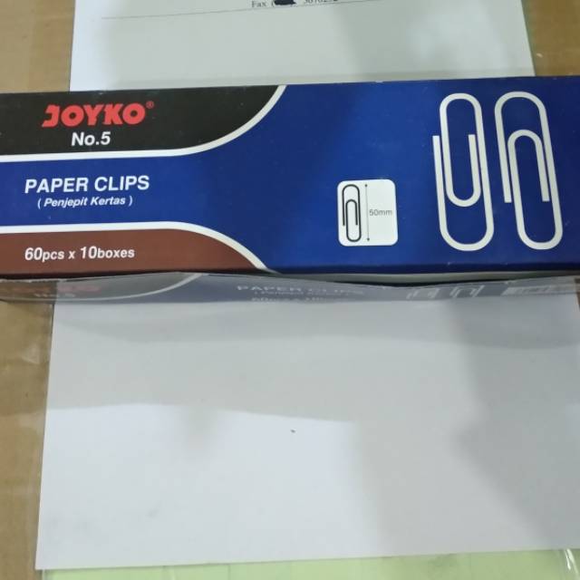 Jual Paperclip no 5 joyko min order 1 pak isi 10 DOS kcl manfaatkan J ...