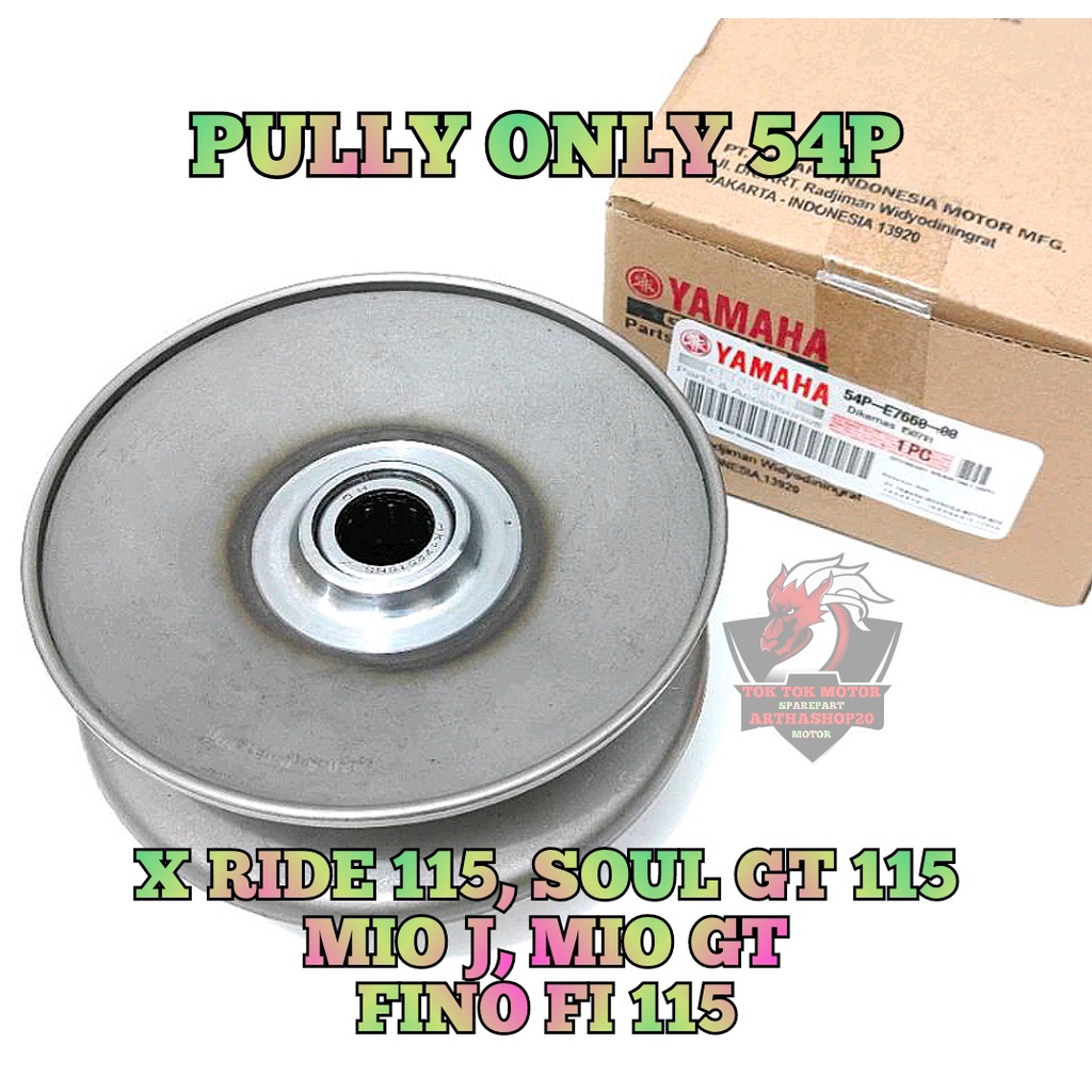 Jual PULLY ONLY ASLI ORIGINAL YAMAHA 54p MIO J , MIO GT , FINO FI 115 , X RIDE 115 , SOUL GT 115 ...