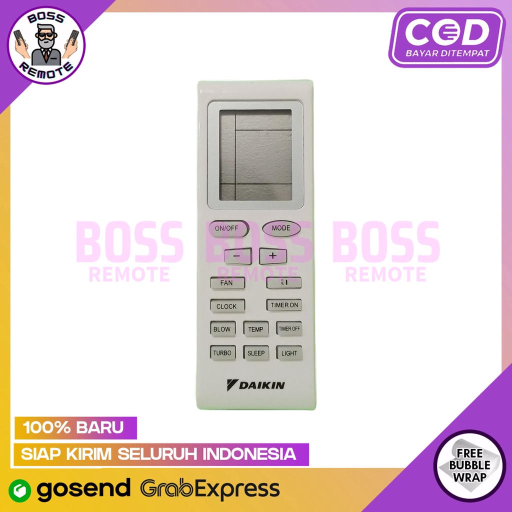 Jual REMOTE AC DAIKIN ARC467A1 GRADE ORIGINAL | Shopee Indonesia