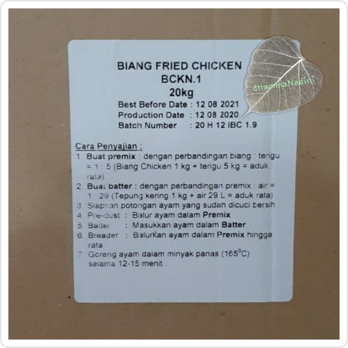 Jual PROMO [COD] Biang Fried Chicken Kobe Repack /tepung kentaki/ayam ...