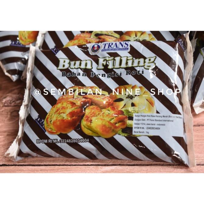 Jual TRANS Bun Filling RED BEAN 1 Kg rasa kacang merah isian roti ...