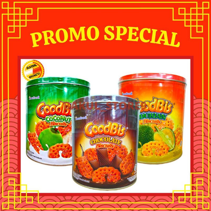 Jual Goodbis Biscuits 325 Gr Kaleng Biskuit Enak dan Renyah All Varian ...